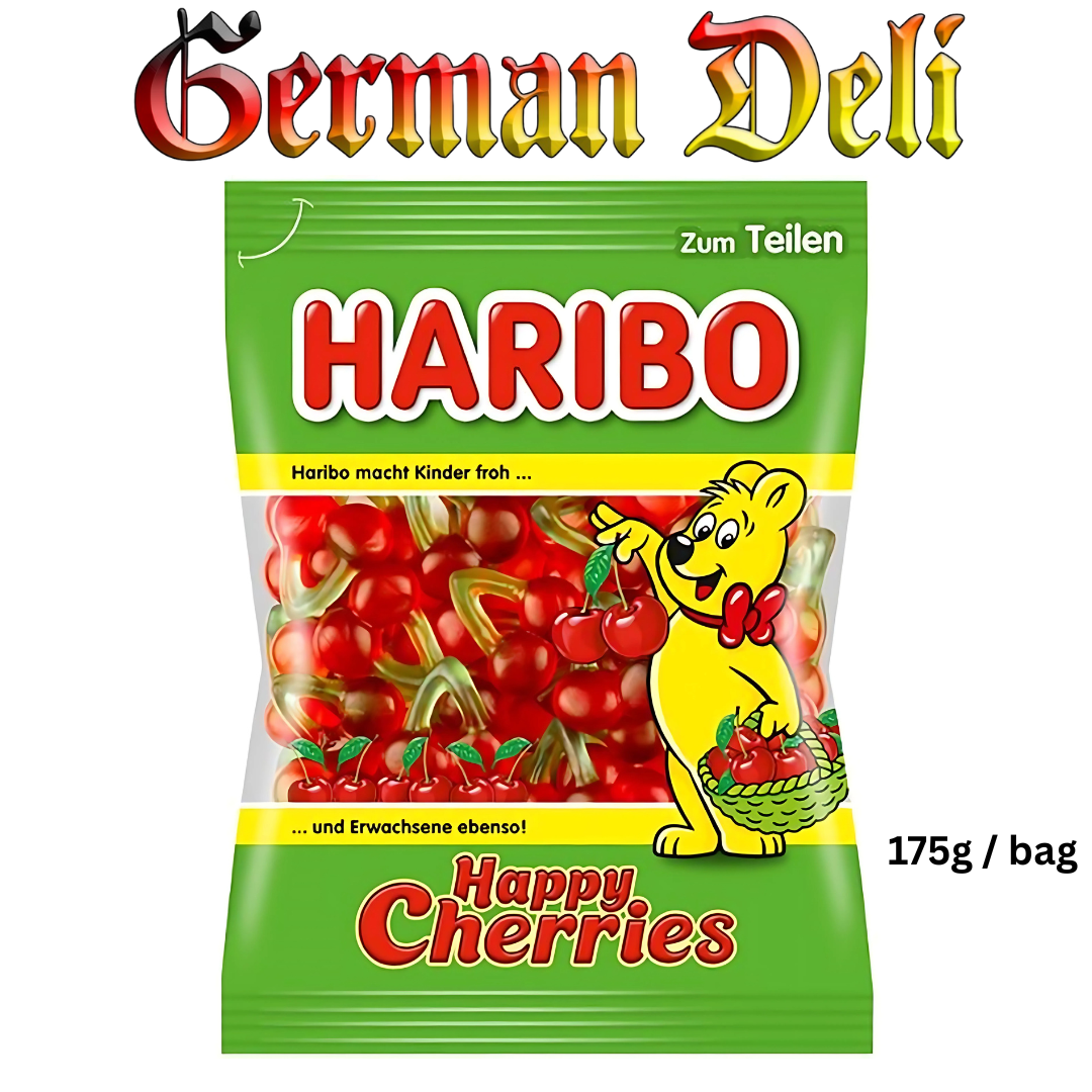 HARIBO - HAPPY CHERRIES 175G – German Deli