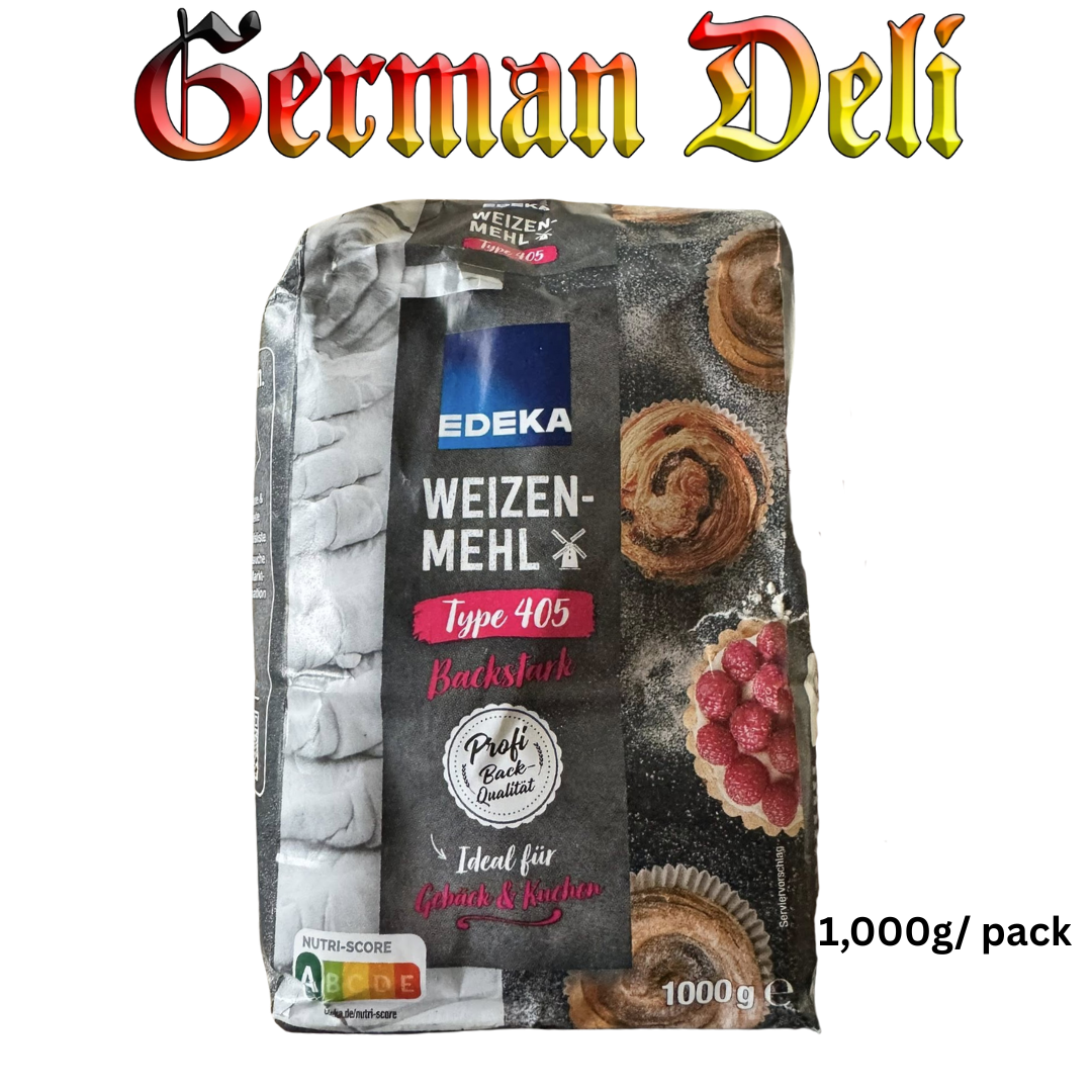 EDEKA - WEIZENMEHL / WHEAT FLOUR TYPE 405 1KG – German Deli
