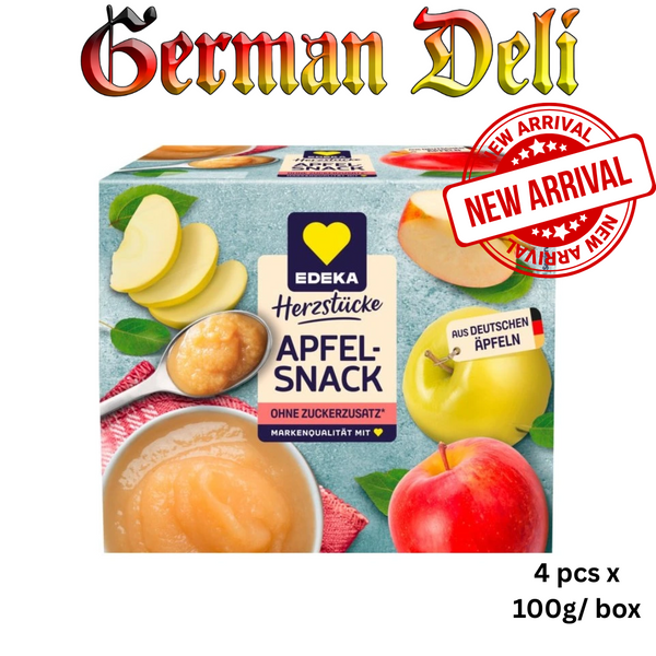 EDEKA - APFEL SNACK / APPLE SAUCE 4x100G – German Deli