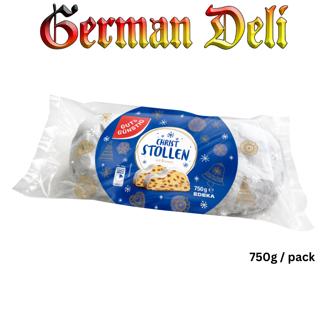 G+G Christstollen 750g PK/Pack – German Deli